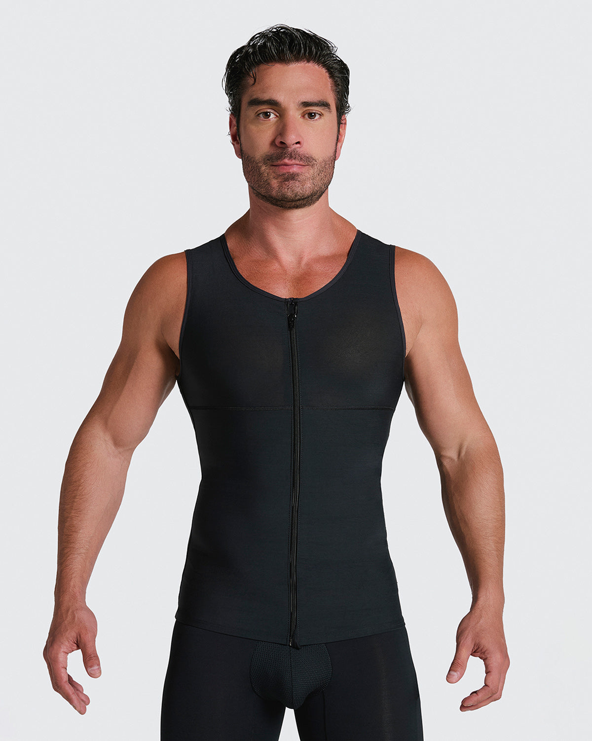 Moderate Shaper Vest with Double-Layered Support in Abs and Back | Leo ...